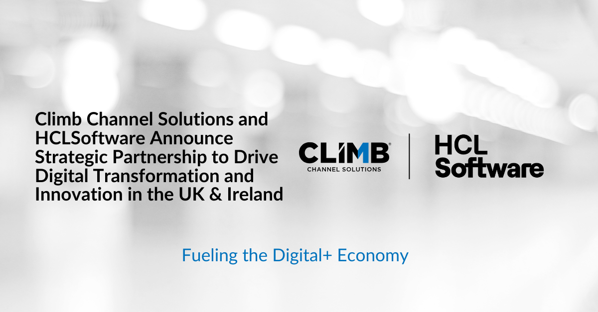 Climb Channel Solutions and HCLSoftware Announce Strategic Partnership to Drive Digital ...