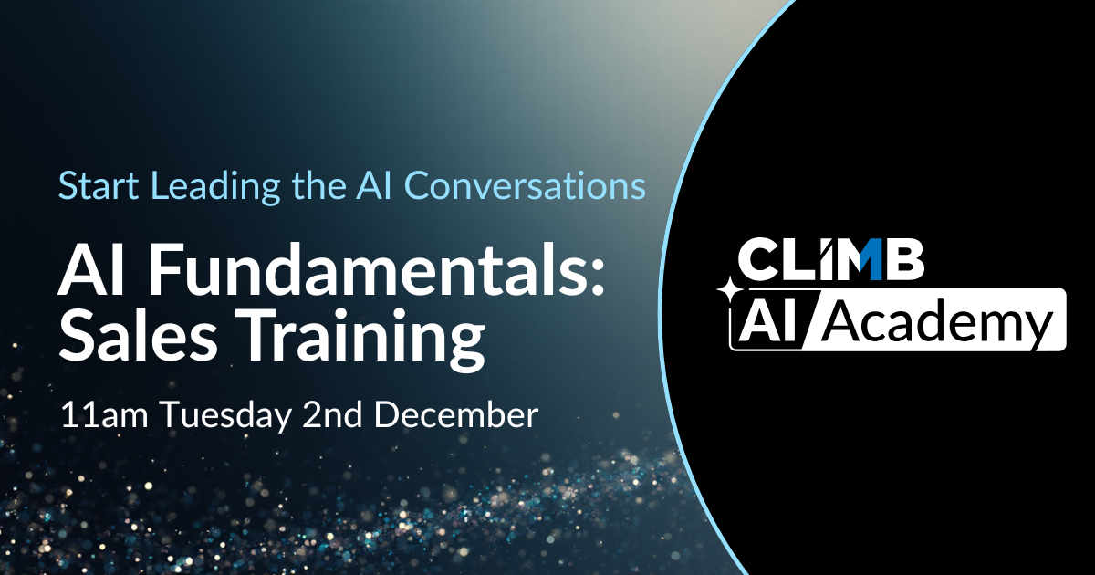 AI Fundamentals Sales Training | Climb AI Academy